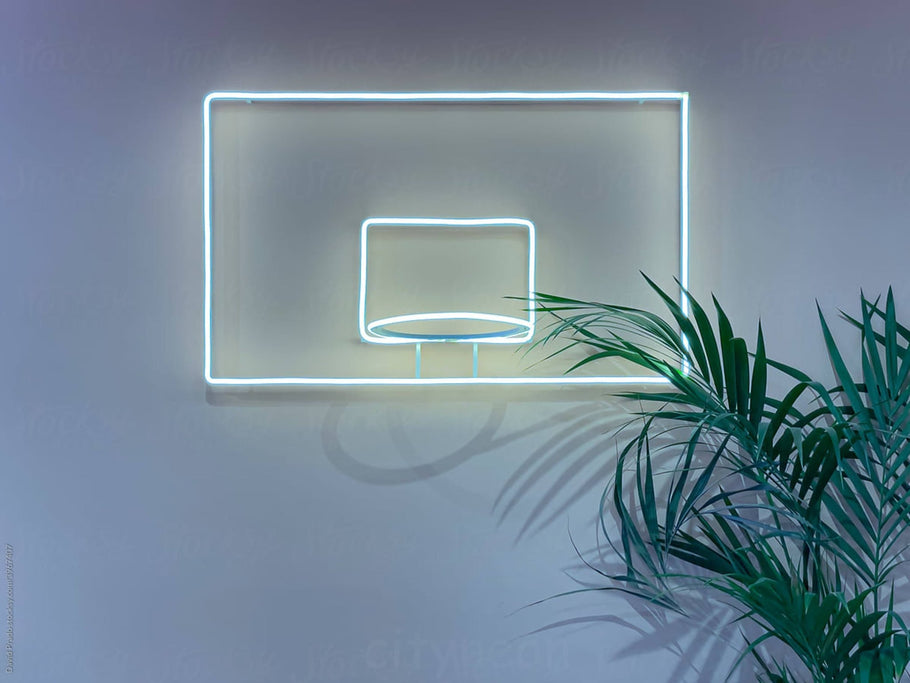 Neon Basketball Hoop for any interior | High-Quality LED Basketball Hoop