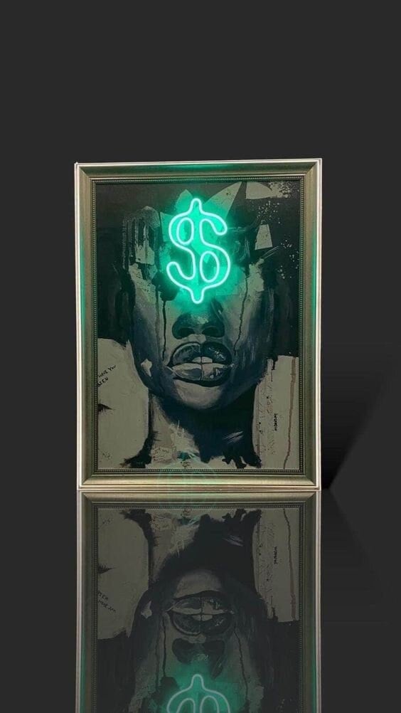 Neon Dollar Sign - motivational led neon wall art | CityNeon