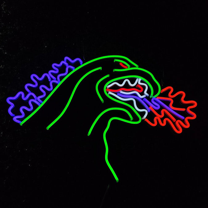 Godzilla Neon Sign at cityneon.us | Buy Personalized Neon Godzilla