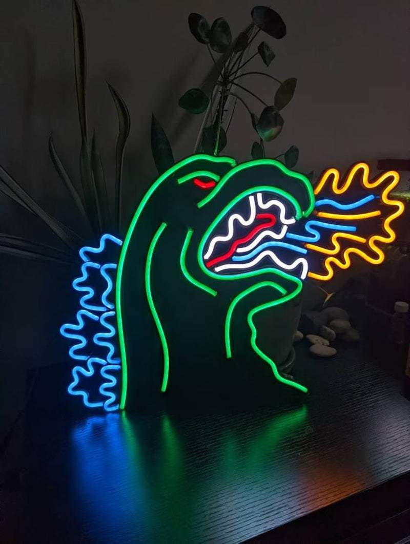 Godzilla Neon Sign at cityneon.us | Buy Personalized Neon Godzilla