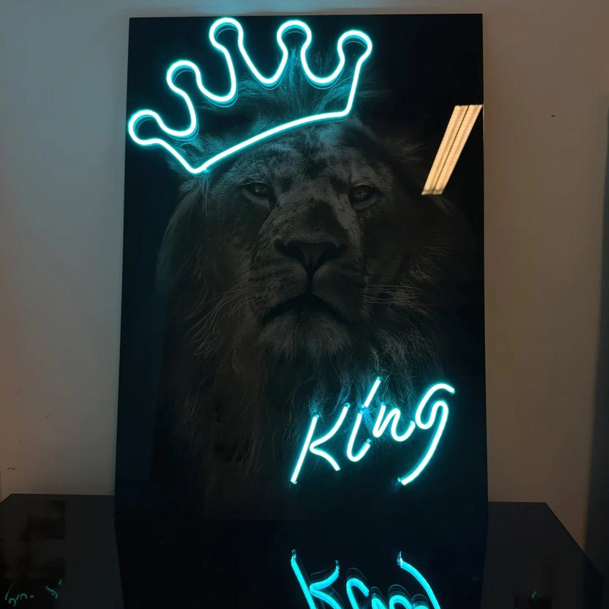 Neon King Portrait Art | Buy Custom King Neon Crown at cityneon.us
