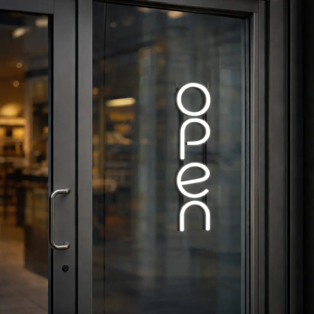 Open LED Neon Sign – Ultra Bright Lighted Sign for Business Storefront ...