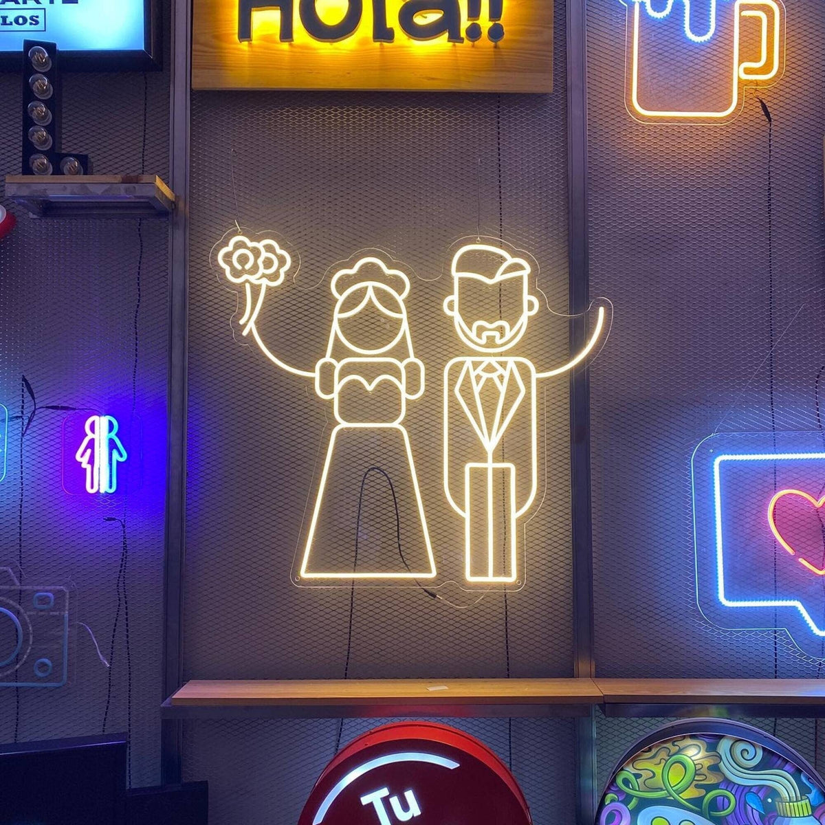 Wedding Neon Sign, Bride and groom Sign, Custom Neon Sign, wedding ...